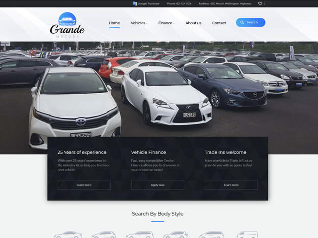 Car Dealer Website Examples | Dealer Websites | Motorcentral® NZ ...